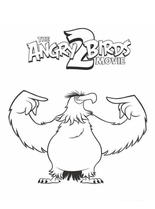 Kids-n-fun.com | Coloring page Angry Birds Movie 2 Mighty Eagle Kids-n-fun.com | Coloring page Angry Birds Movie 2 Mighty Eagle